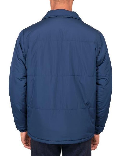 Con.struct Solid Puffer Jacket in Blue for Men | Lyst