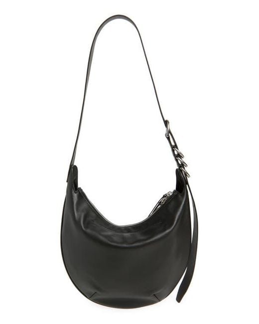 Rag & Bone Medium Mercer Leather Hobo Bag in Black | Lyst