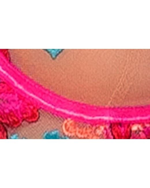 MAPALE Embroidered Underwire Bra & Thong Set | Lyst