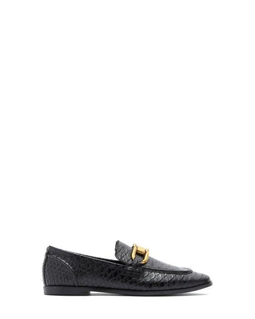 Jeffrey Campbell Leverage Moc Toe Bit Loafer in Black | Lyst