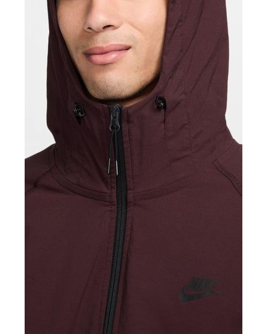 Nike Sportswear Tech Windrunner Jacket in Red for Men | Lyst