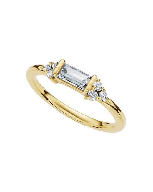 Bliss Diamond Emerald Diamond Stackable Wedding Ring Anniversary Band ...