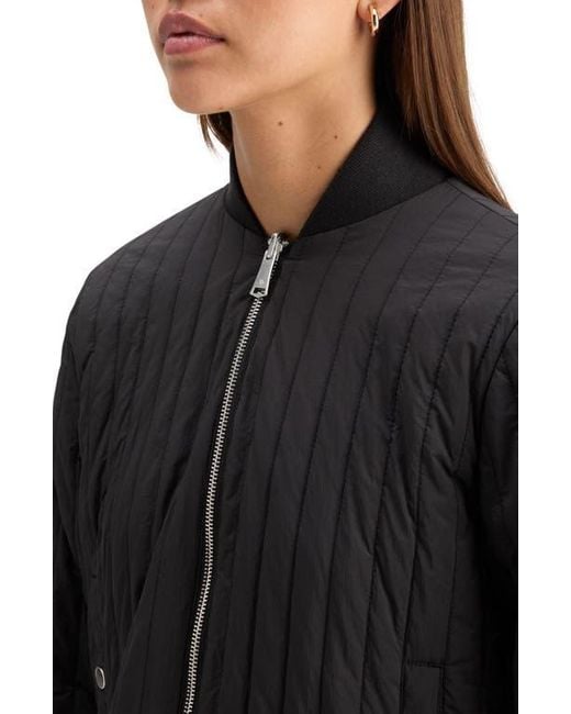 Scotch & Soda Elevated Reversible Bomber Jacket in Black | Lyst