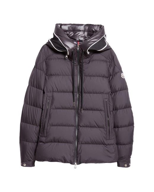 Moncler Cardere Hooded Down Puffer Jacket in Brown for Men | Lyst