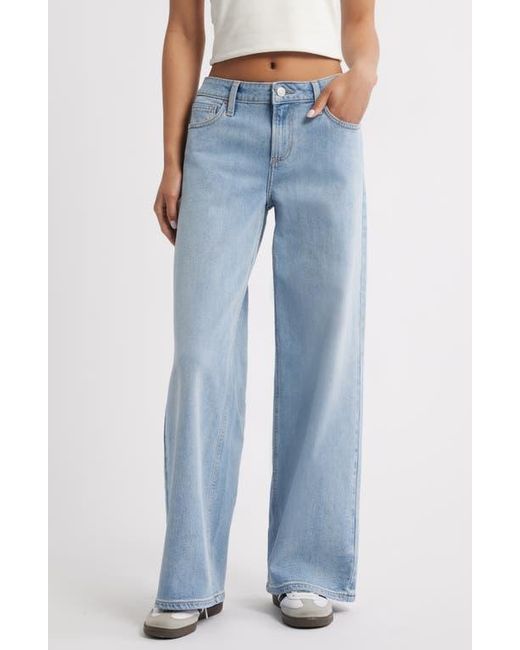 BP. Low Rise Baggy Wide Leg Jeans in Blue | Lyst