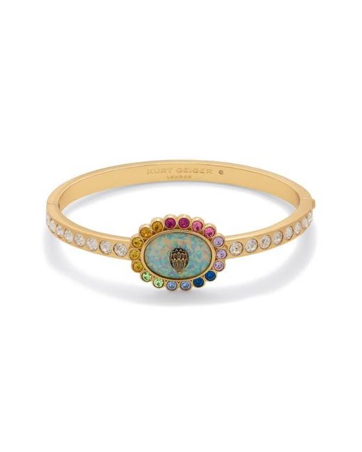 Kurt Geiger Evil Eye Hinge Bangle Bracelet | Lyst