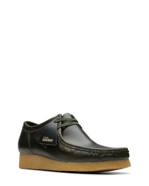 Clarks Clarks 'Wallabee' Moc Toe Derby in Green for Men | Lyst