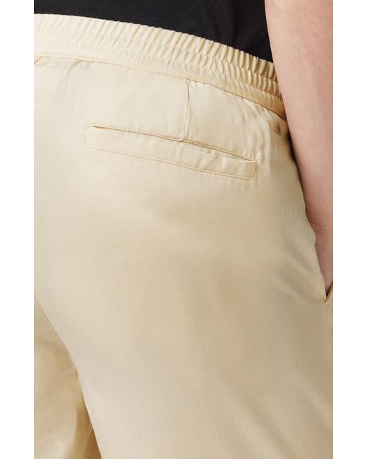 AllSaints Circe Flat Front Shorts in Black for Men | Lyst