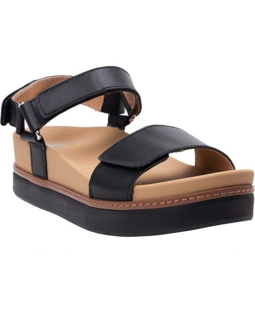 Revitalign Kiera Ankle Strap Sandal in Blue | Lyst