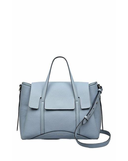 Radley The Chancery Flapover Satchel Bag in Blue | Lyst