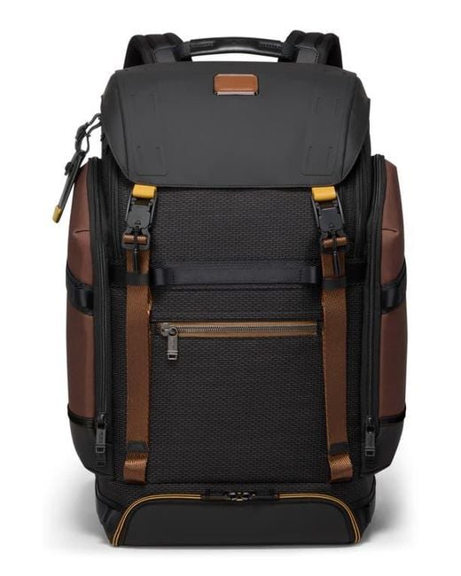 Tumi Alpha Bravo Expedition Flap Backpack in Black | Lyst