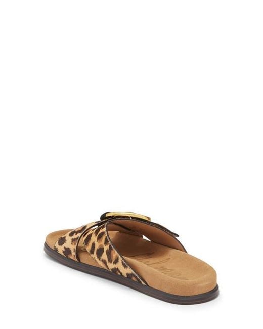 Sam Edelman Darla Slide Sandal in Brown | Lyst