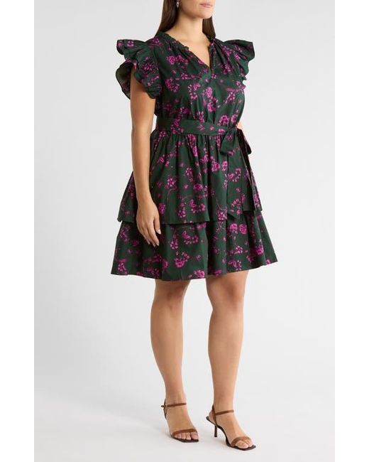 Sugarlips Close To You Marisol Tiered Dress in Black | Lyst