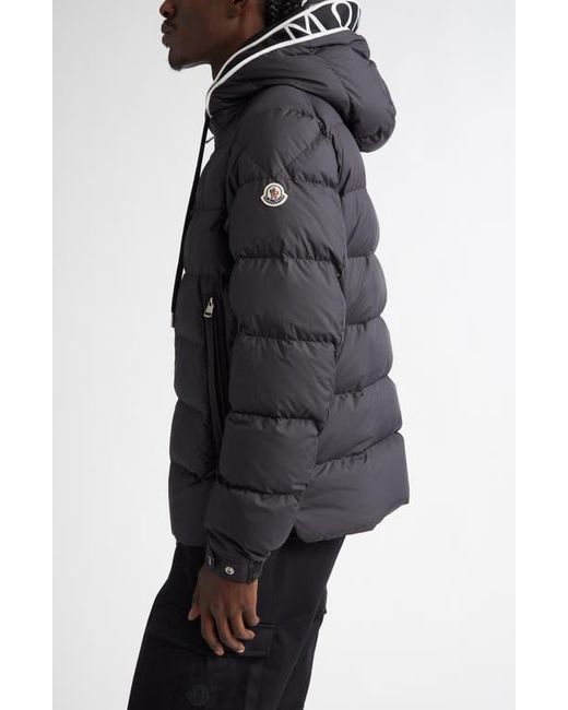 Moncler Cardere Hooded Down Puffer Jacket in Brown for Men | Lyst