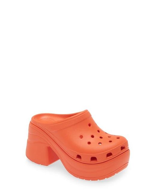 Crocs™ Siren Platform Clog in Orange | Lyst