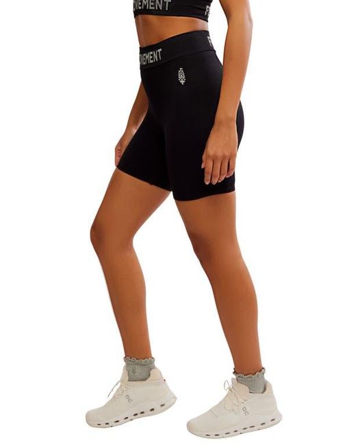 Free People Fp Movement Long Haul Bike Shorts in Blue | Lyst