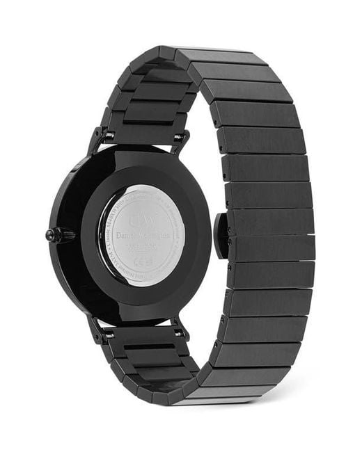 Daniel Wellington Classic Piano Link Bracelet Watch, 40Mm in Black | Lyst