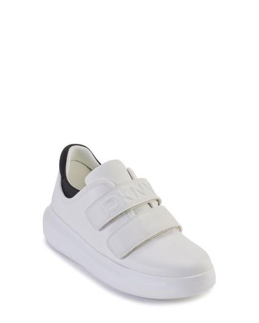 DKNY Jamiah Platform Sneaker in White | Lyst
