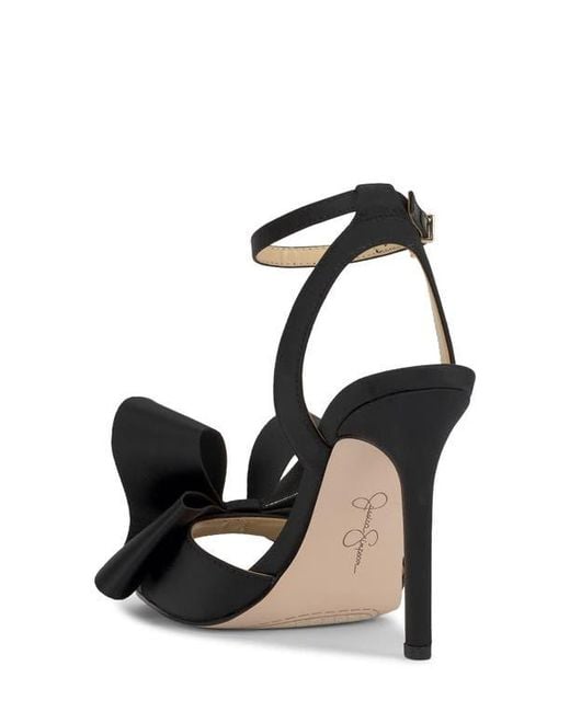 Jessica Simpson Olivine Ankle Strap Sandal in Black | Lyst