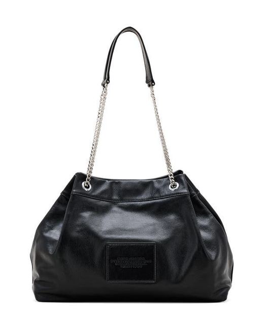 Marc Jacobs The Large Chain Sack Leather Bag in Black | Lyst