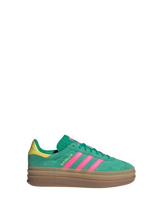 adidas Gazelle Bold Platform Sneaker in Green | Lyst