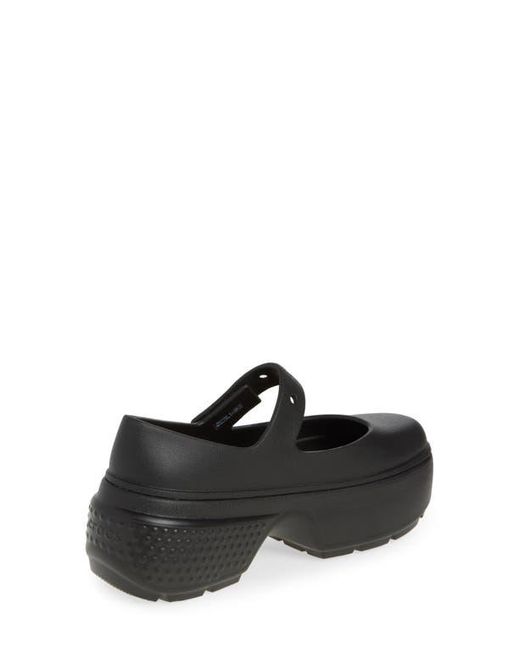 Crocs™ Stomp Platform Mary Jane in Black | Lyst