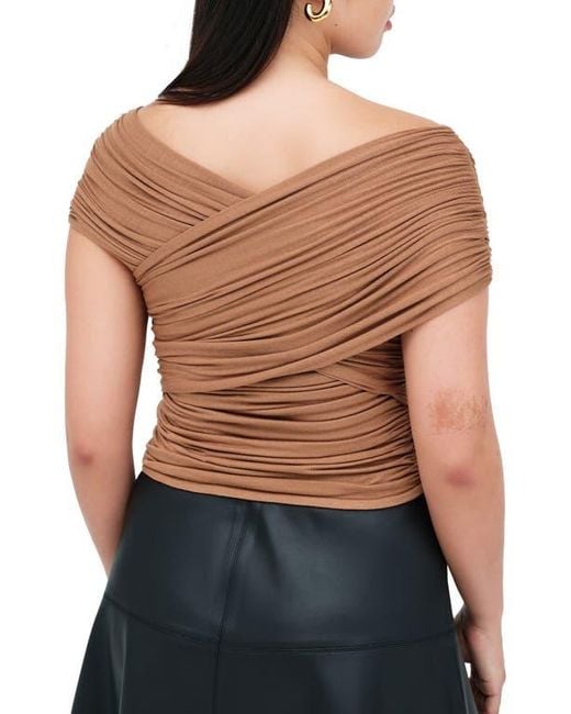 MARCELLA Alyssa Infinity Jersey Top in Blue | Lyst