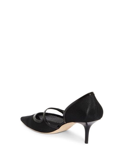 Jimmy Choo Carolyn Pointed Toe Mesh D'Orsay Pump in Black | Lyst