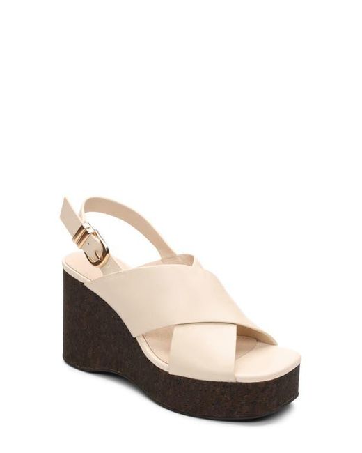 Sanctuary Nouveau Platform Wedge Sandal in Natural | Lyst