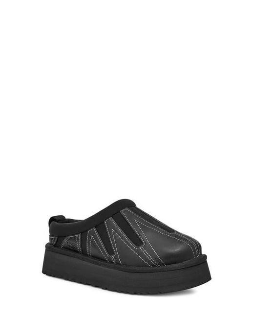 UGG Tazz Sunwave Platform Slipper in Black | Lyst