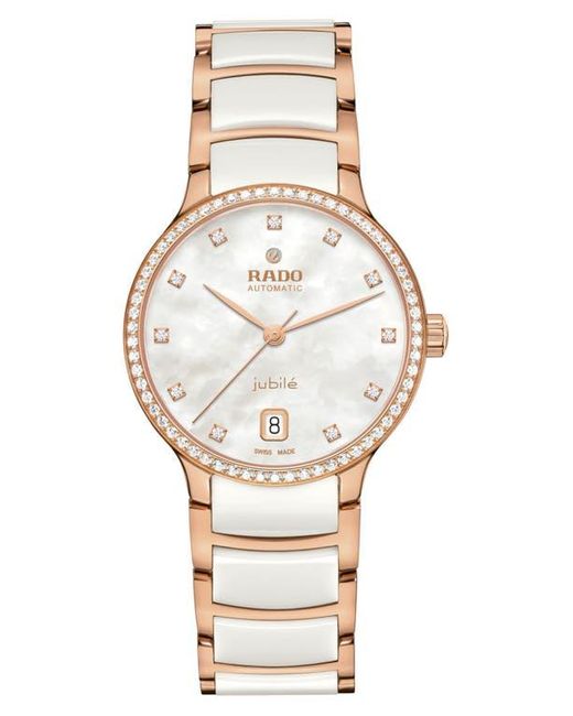 Rado Centrix Superjubilé Diamond Bracelet Watch, 35Mm in Metallic | Lyst