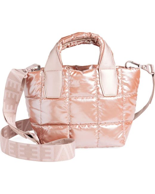 VEE COLLECTIVE Mini Porter Water Resistant Quilted Recycled Nylon Tote ...