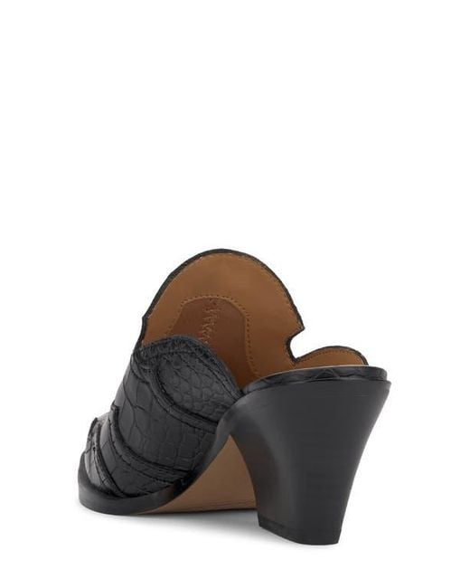 Jessica Simpson Zurina Pointed Toe Mule in Black | Lyst