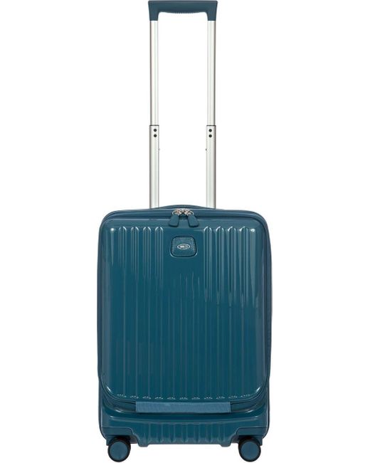 Bric's Positano 21 Carry-On Expandable Spinner W/Pocket in Blue | Lyst