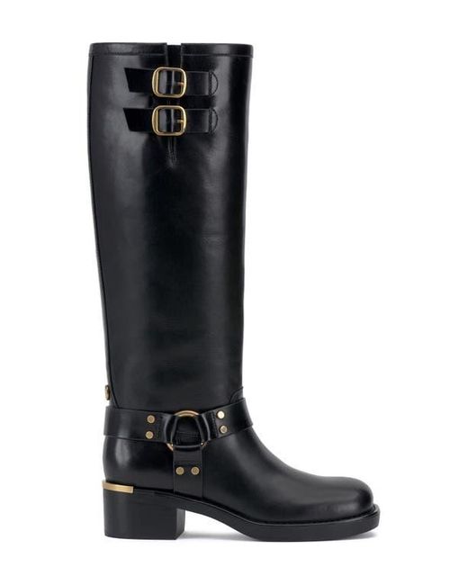 Vince Camuto Kaydin 2 Knee-high Moto Boots in Black | Lyst