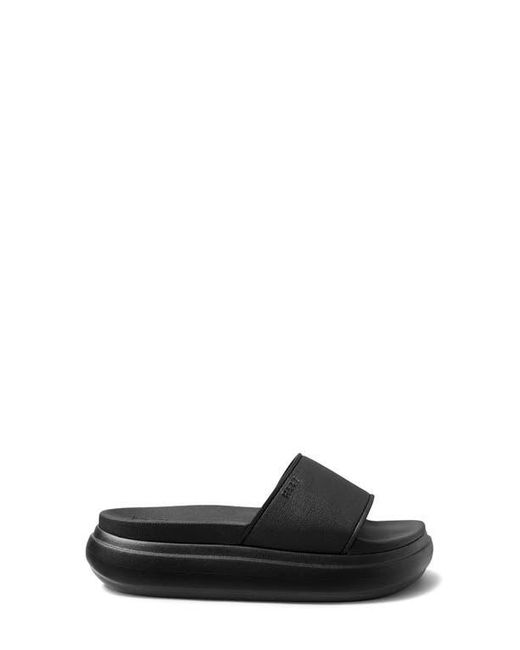 Reef Bondi Platform Slide Sandal in Black | Lyst