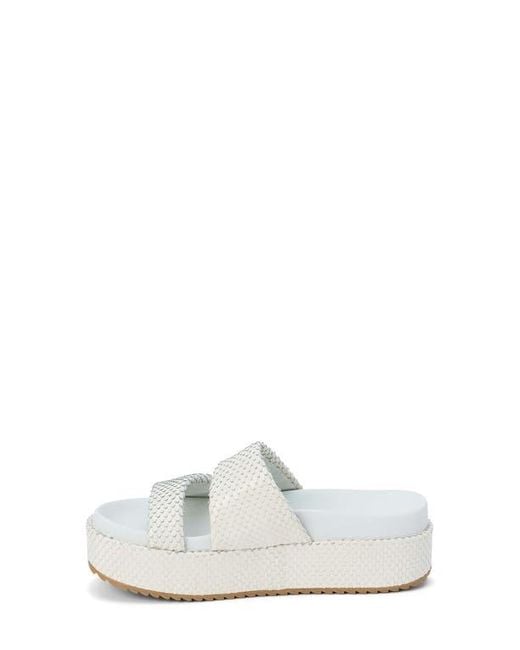 Matisse Blaine Platform Slide Sandal in White | Lyst