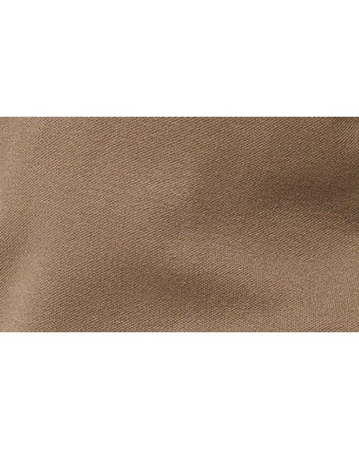 Mango Long Sleeve Piqué Polo in Brown for Men | Lyst