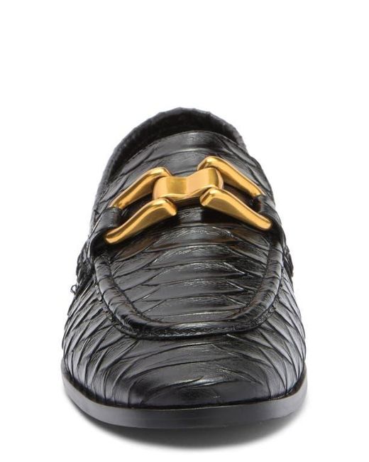 Jeffrey Campbell Leverage Moc Toe Bit Loafer in Black | Lyst