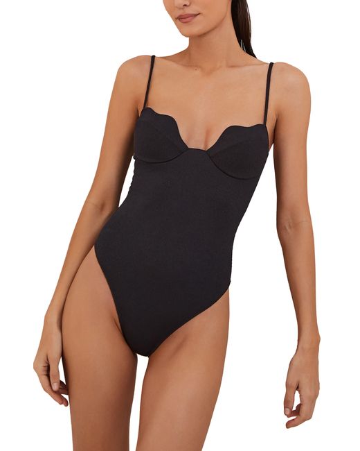 Vix Firenze Lou Underwire One Piece Swimsuit In Black Lyst