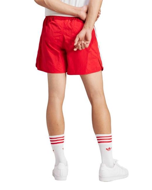 adidas Adicolor Classics Recycled Polyamide Sprinter Shorts in Red for ...
