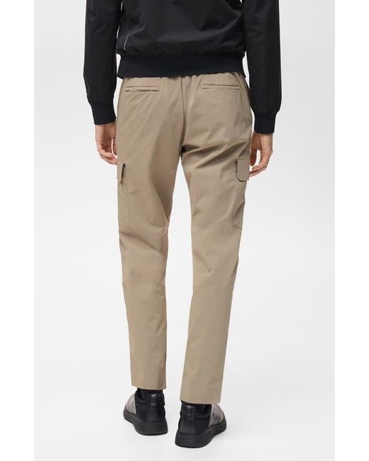 Mango Thermoregulating Slim Comfort Stretch Cargo Pants in Black for ...