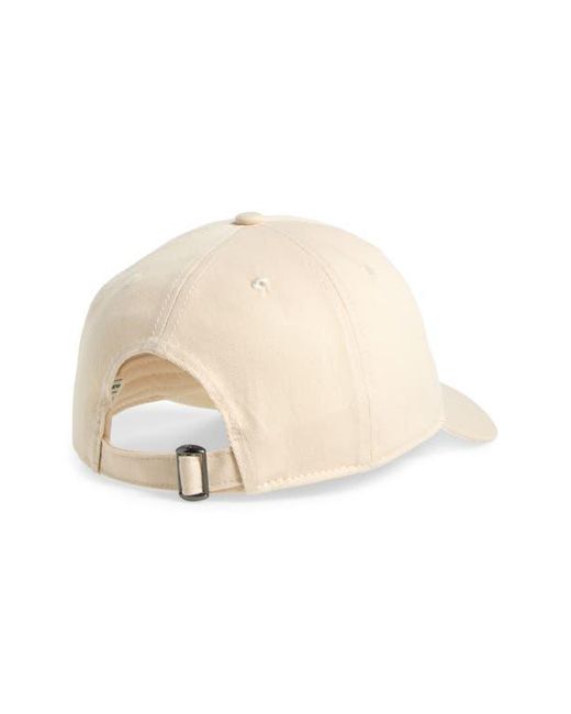 Sporty & Rich Logo Crest Embroidered Baseball Cap in Natural | Lyst
