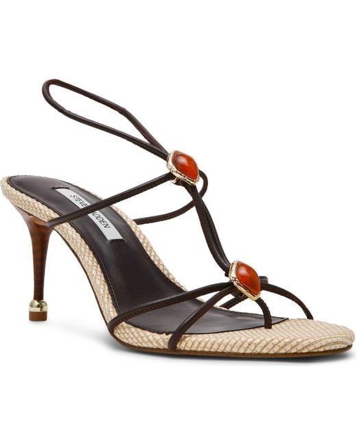 Steve Madden Ramos Slingback Sandal in Metallic | Lyst