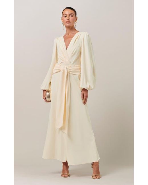 Savel Jonah Midi Dress in Natural | Lyst