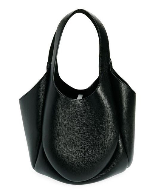 Coperni Swipe Leather Bucket Bag in Black | Lyst
