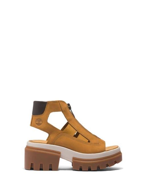Timberland Everleigh Gladiator Sandal in Brown | Lyst
