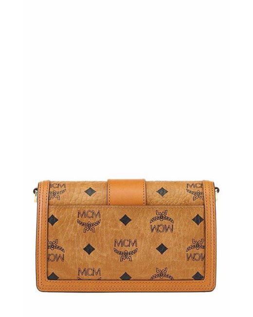 MCM Tracy Crossbody in White | Lyst