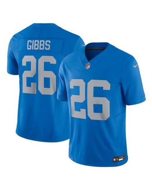 Nike Jahmyr Gibbs Detroit Lions Vapor F.U.S.E. Alternate Limited Jersey ...