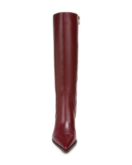 Circus by Sam Edelman Yulia Pointy Toe Knee High Boot in Red | Lyst